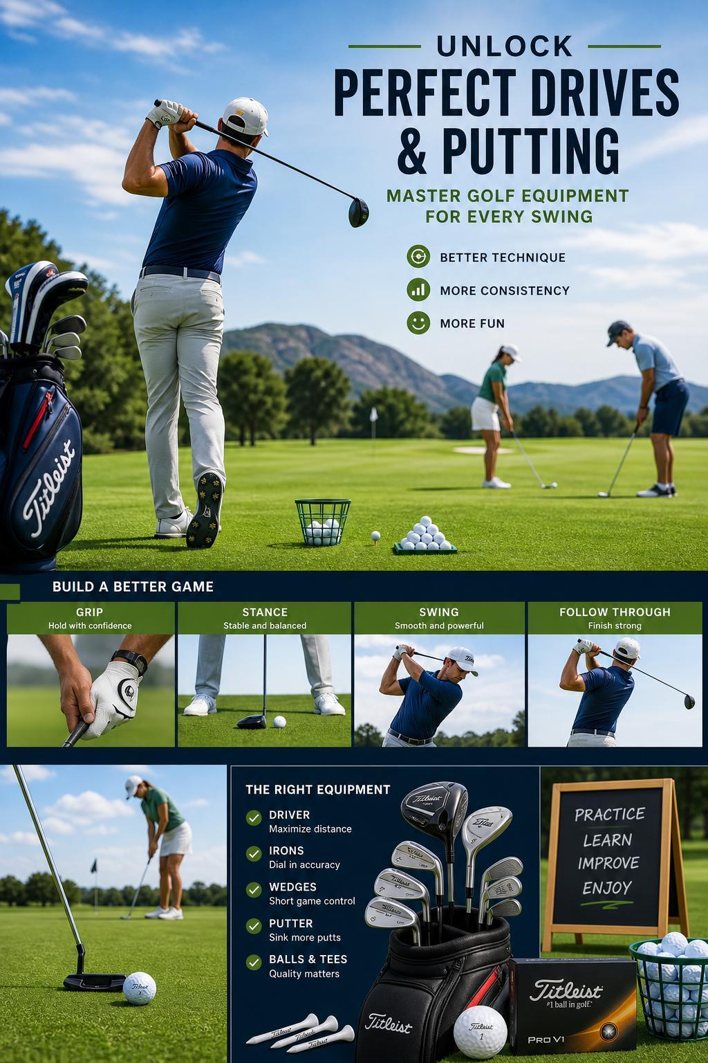 Unlock Perfect Drives & Putting: Master Golf Equipment for Every Swing ...
