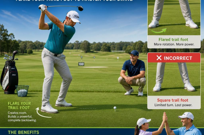 Unlock a Fuller Backswing: Flare Your Trail Foot to Master Your Swing ...