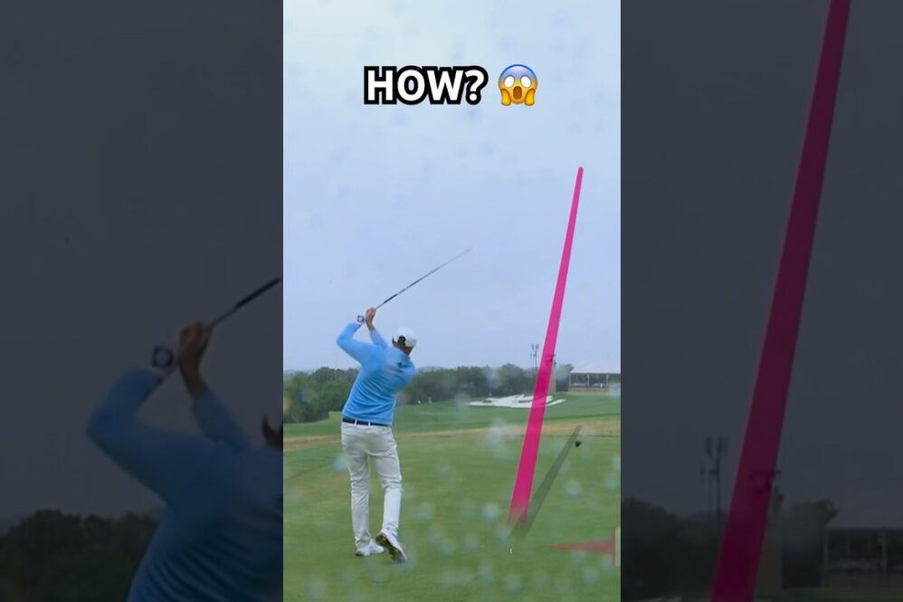 He BROKE his driver AND still did this?! 👀 - Golf Lessons Channel