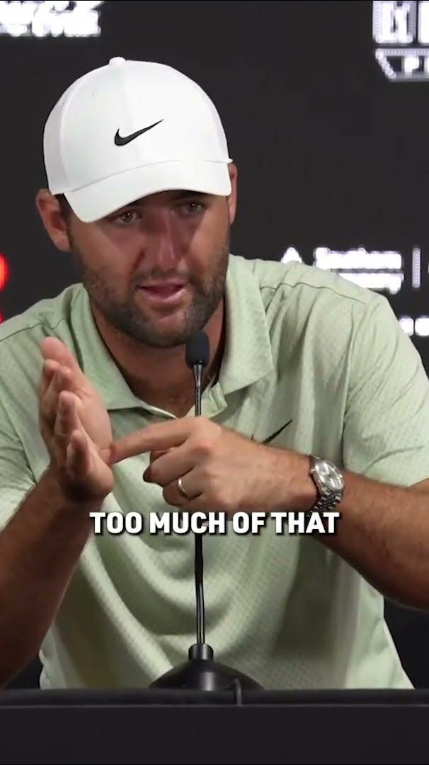 Professional Golfer Scottie Scheffler's Struggle with Shanks - Golf ...