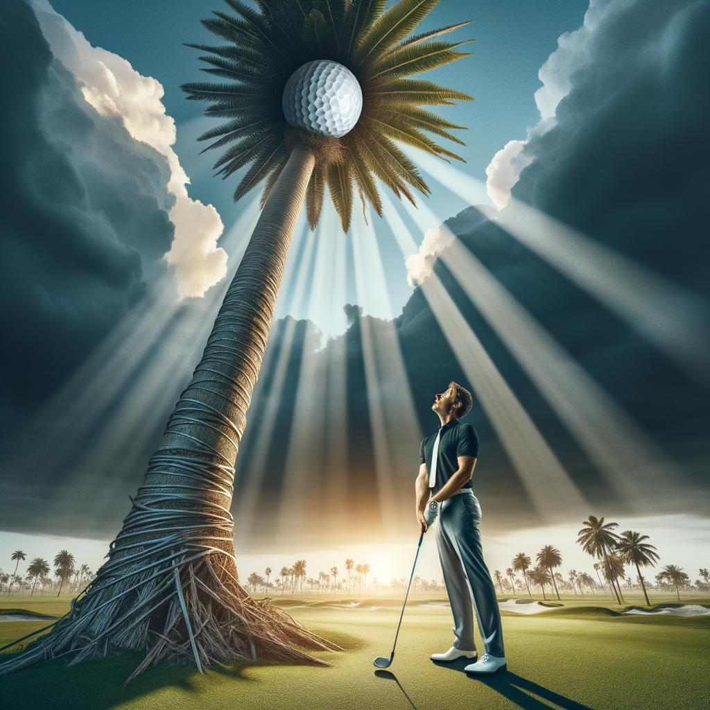 Daniel Berger Pulls Off Stunning Rescue as Ball Gets Stuck in Palm Tree ...